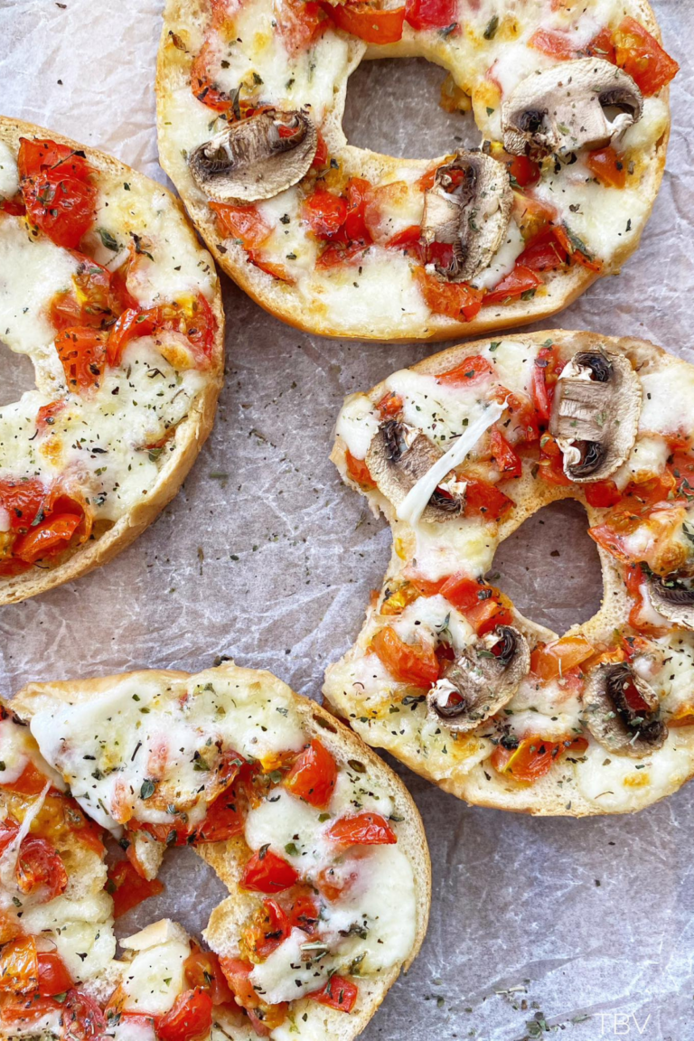 Air Fryer Bagel Pizza Recipe