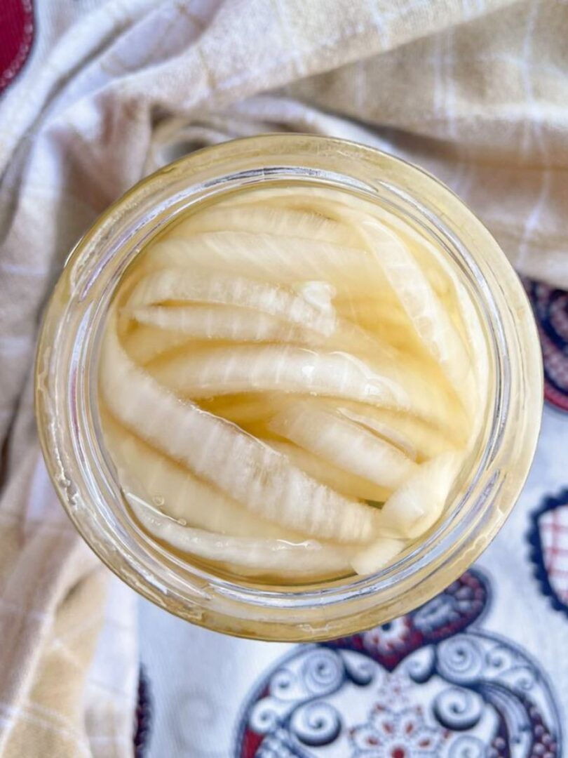 Quick and Easy Pickled White Onions Recipe