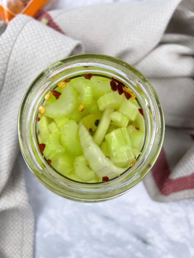 Quick Pickled Celery Recipe