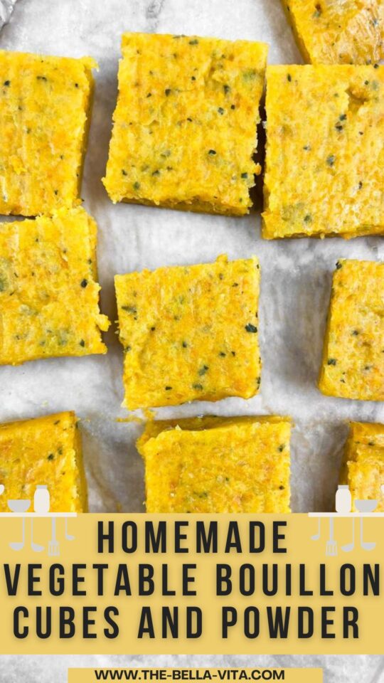Homemade Vegetable Bouillon Recipe: Cubes Or Powder