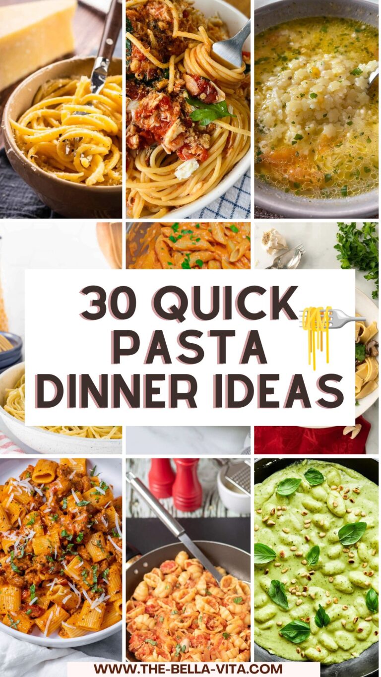 Quick Pasta Dinner Ideas for Busy Weeknights