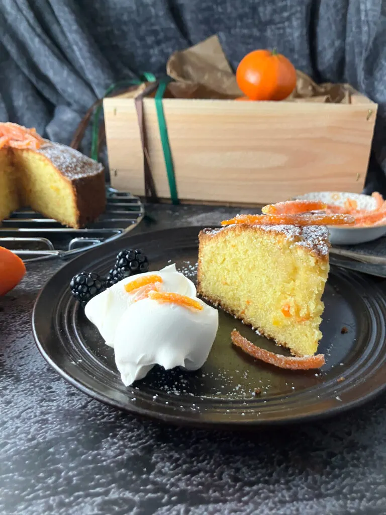 Italian Polenta Cake Recipe with Clementine - The Bella Vita