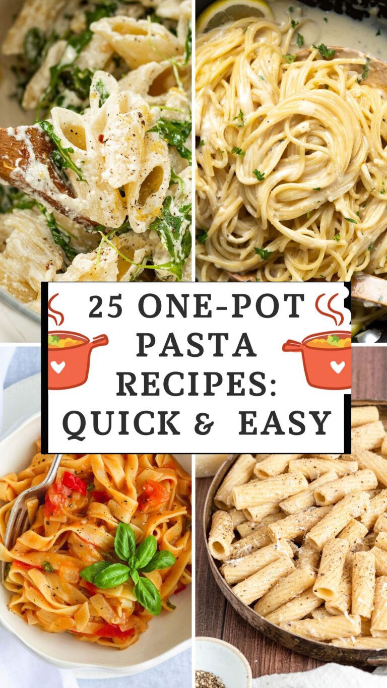 25 Quick and Easy One Pot Pasta Recipes